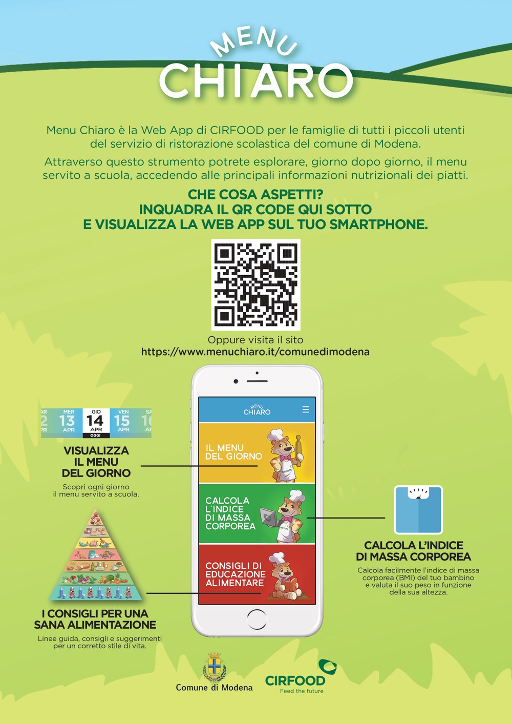 Menu chiaro - Comune di Modena